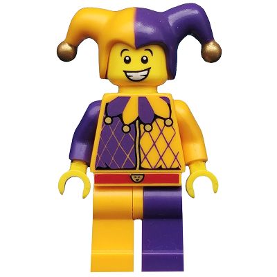 Minifigure: Jester, Series 12 - Minifigure Only (Series 12), col187 ...