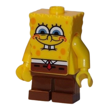 Minifigure: SpongeBob SquarePants (Smile with Squint), bob019 | The ...