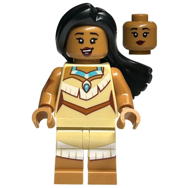 Minifigure: Pocahontas, Disney 100 (Minifigure Only without Stand and ...