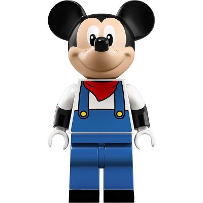 Minifigure: Mickey Mouse - Blue Overalls, Red Bandana, dis042 | The ...