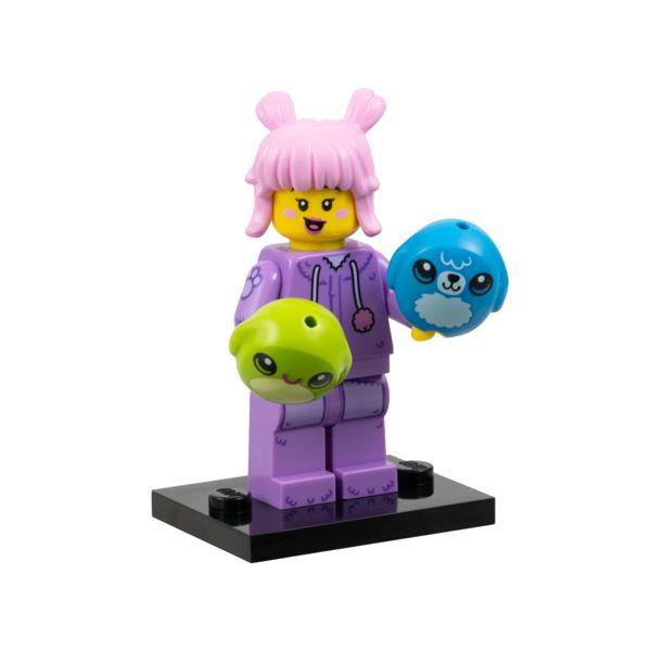 Minifigure: Plush Toy Collector, Series 27 (Complete Set with Stand and ...