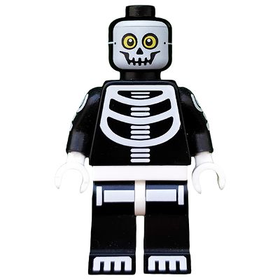 Minifigure: Skeleton Guy, Series 14 (Minifigure Only without Stand and ...