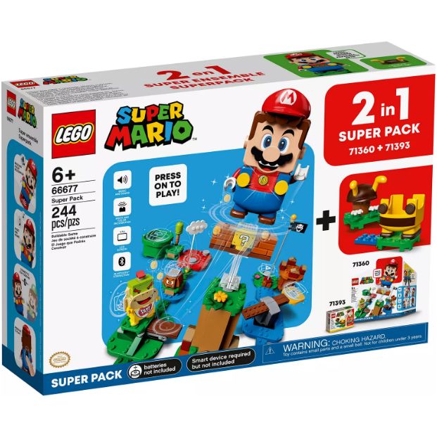 Set: 66677 - Super Mario Bundle Pack, 2 in 1 (Sets 71360 and 71393 ...