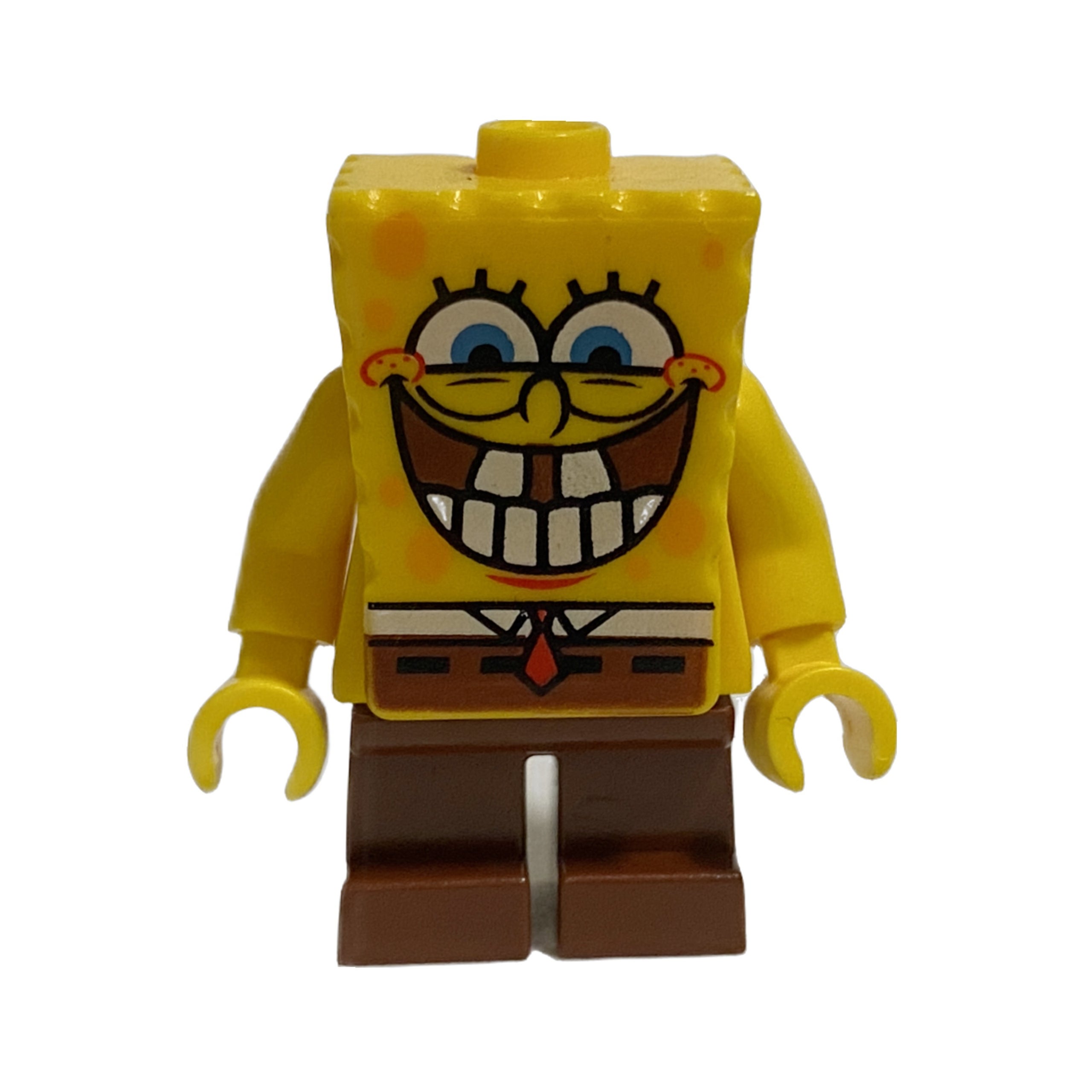 Minifigure: SpongeBob SquarePants (Grin with Bottom Teeth), bob021 ...