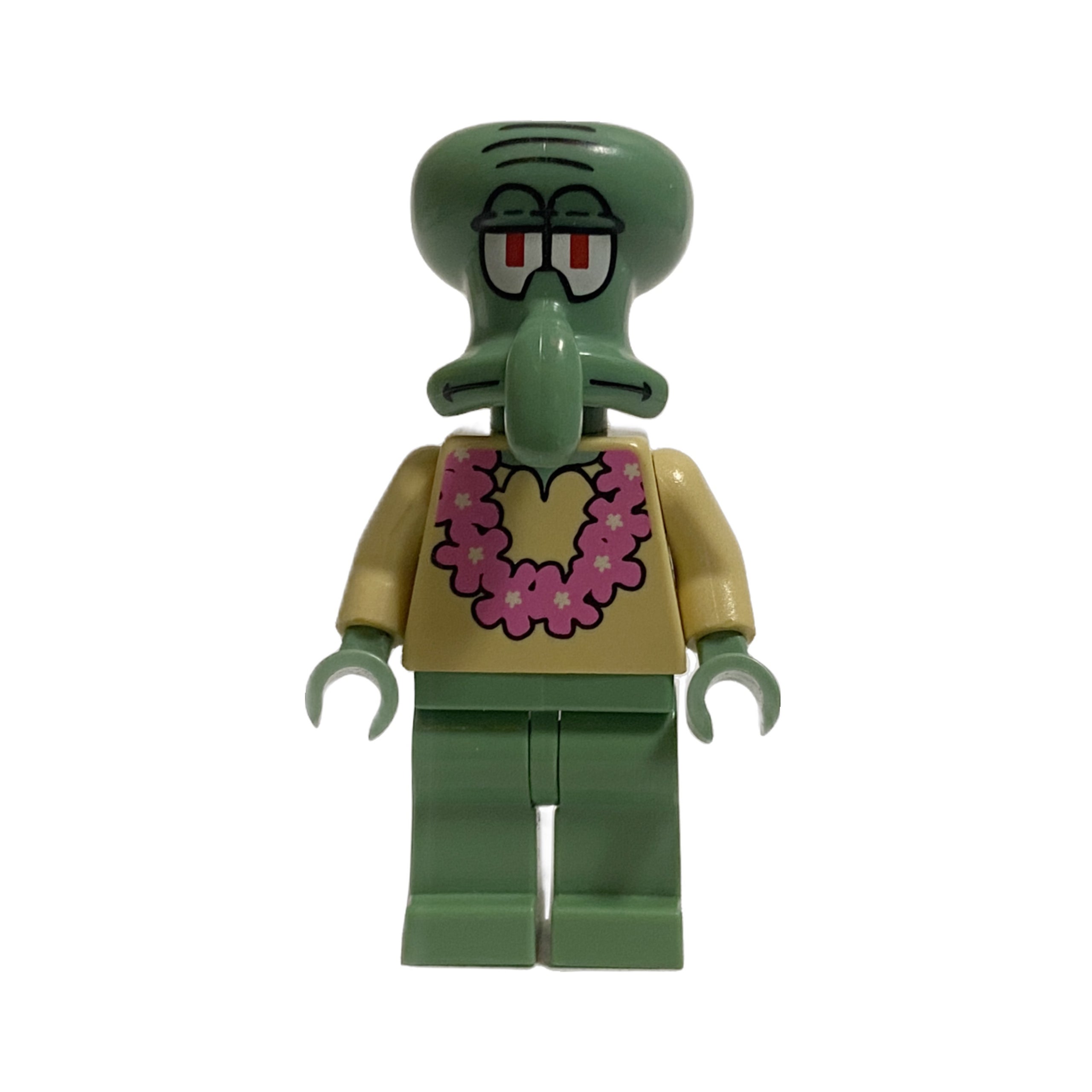 Minifigure: Squidward Tentacles (Pink Lei), bob035 | The Minifig Shop