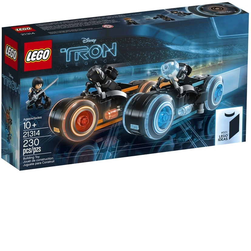 Set: 21314 - TRON: Legacy Lightcycle | The Minifig Shop