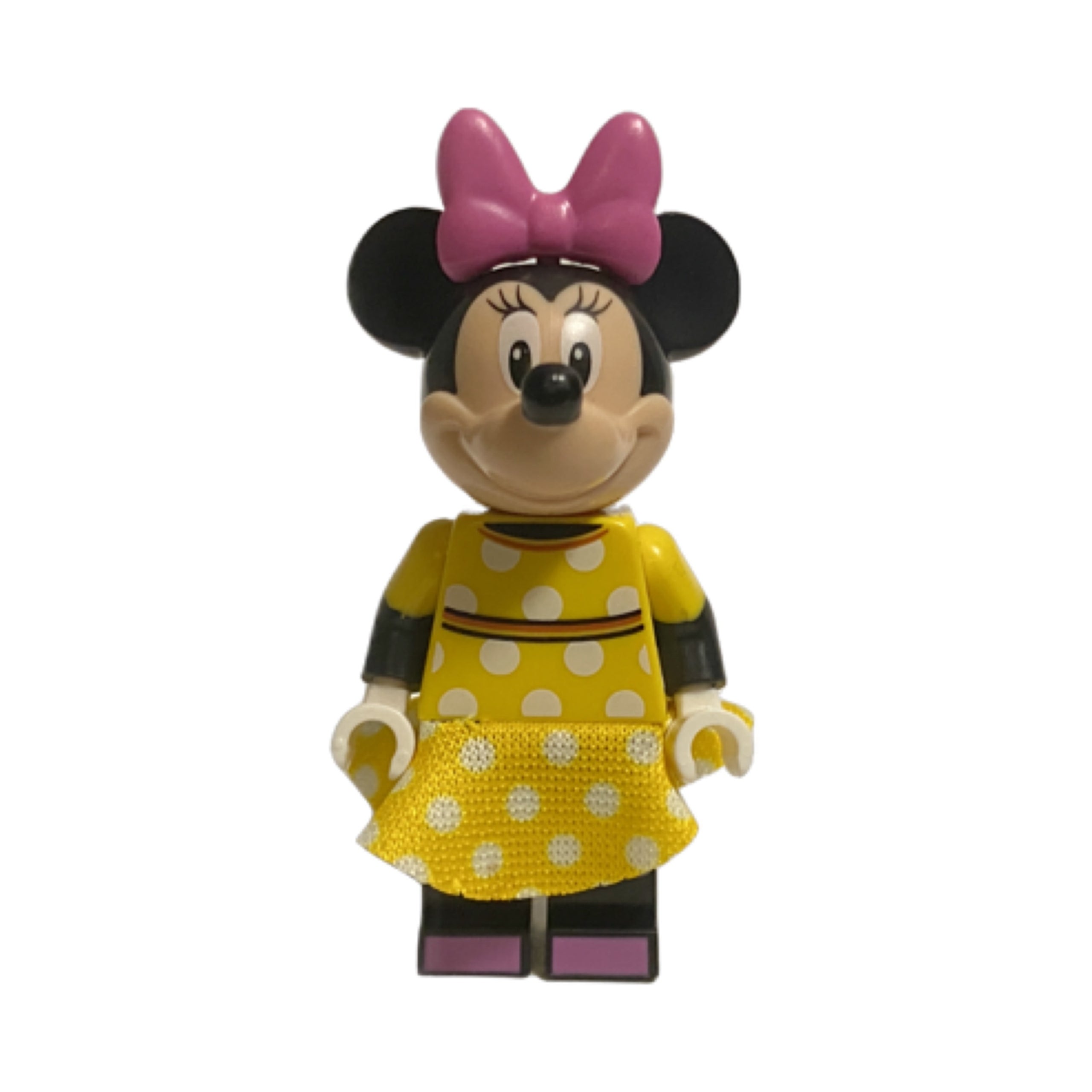 Minifigure: Minnie Mouse (Yellow Polka Dot Dress), dis056 | The Minifig ...