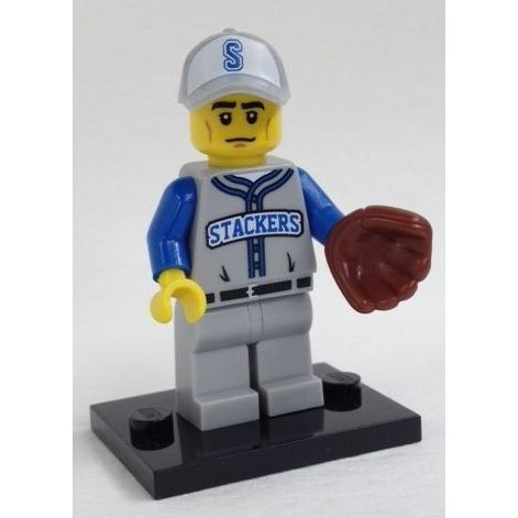Minifigure: Baseball Fielder (Series 10), col10-13 | The Minifig Shop