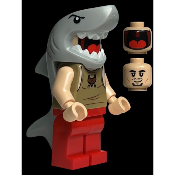 Minifigure: Viktor Krum (Shark with Dual-Sided Head), hp414 | The ...