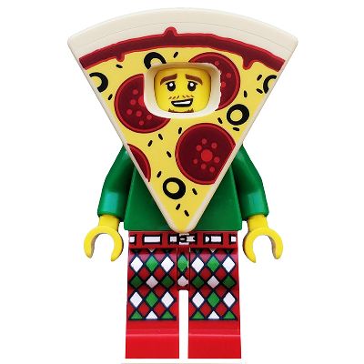 Minifigure: Pizza Costume Guy, Series 19 (Minifigure Only), col351 ...