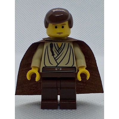 Minifigure: Obi-Wan Kenobi (Young with Padawan Braid Pattern), sw0069 ...