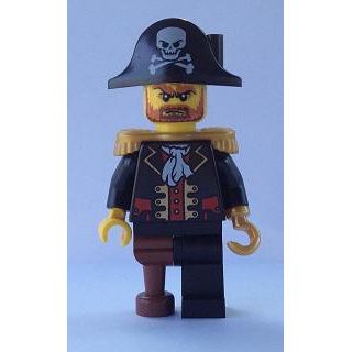 Minifigure: Captain Brickbeard, No Eye Patch, pi142 | The Minifig Shop