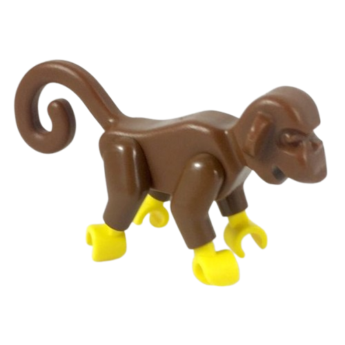 Animal: Monkey with Yellow Hands and Feet, 2550c01 | The Minifig Shop