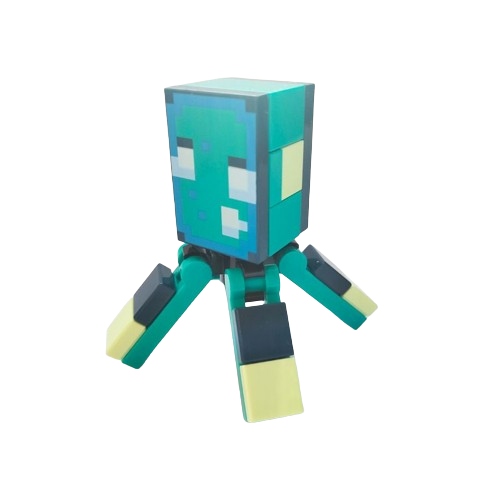Animal: Minecraft Glow Squid, minesquid02 | The Minifig Shop