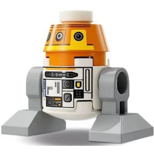 Minifigure: Astromech Droid, C1-10P (Chopper) - White Body, sw1308 ...