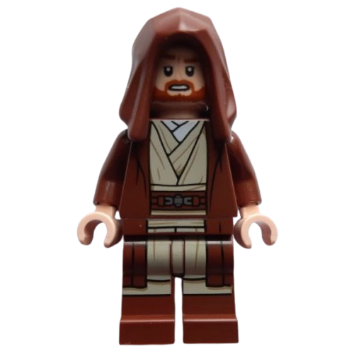 Minifigure: Obi-Wan Kenobi - Reddish Brown Robe and Hood, sw1255 | The ...