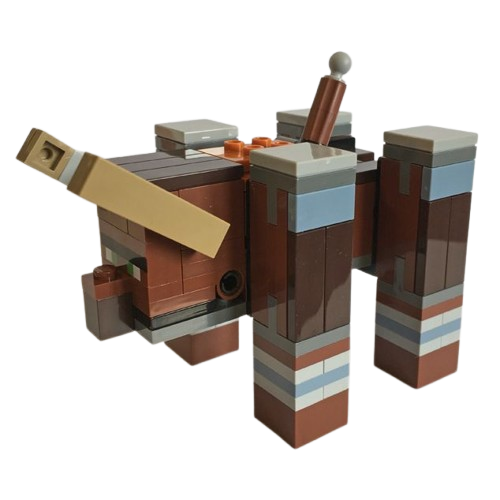 Animal: Minecraft Ravager - Brick Built, mineravager01 | The Minifig Shop