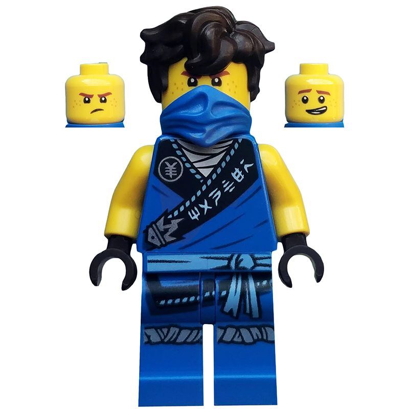 Minifigure: Jay - Legacy, Rebooted, Ninjago Logogram 'MANTER' on Torso ...