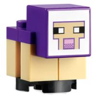 Animal: Minecraft Lamb (Dark Purple Head), minesheep11 | The Minifig Shop