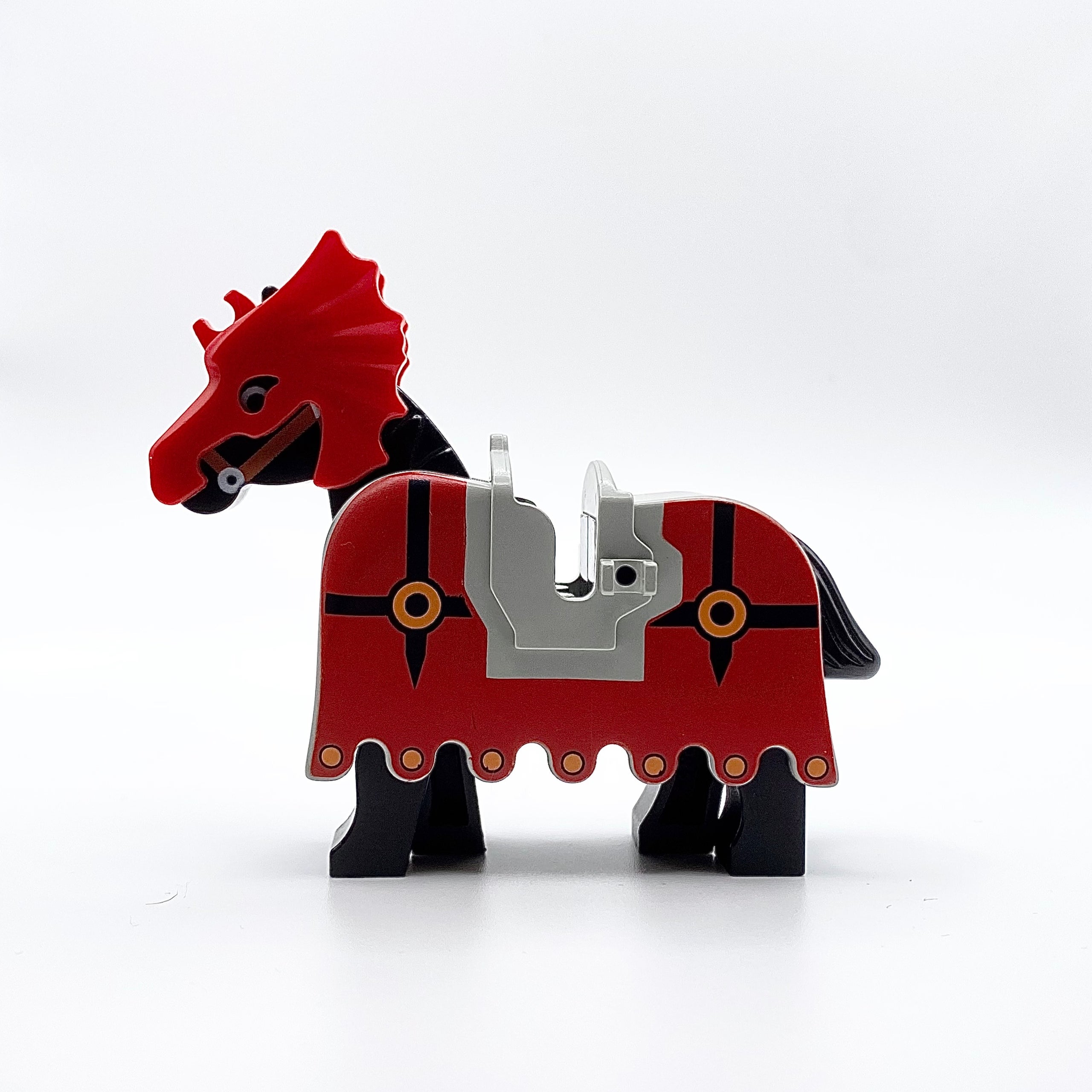 Animal: Horse with Barding (Fright Knights Pattern), 2490pb01 | The ...