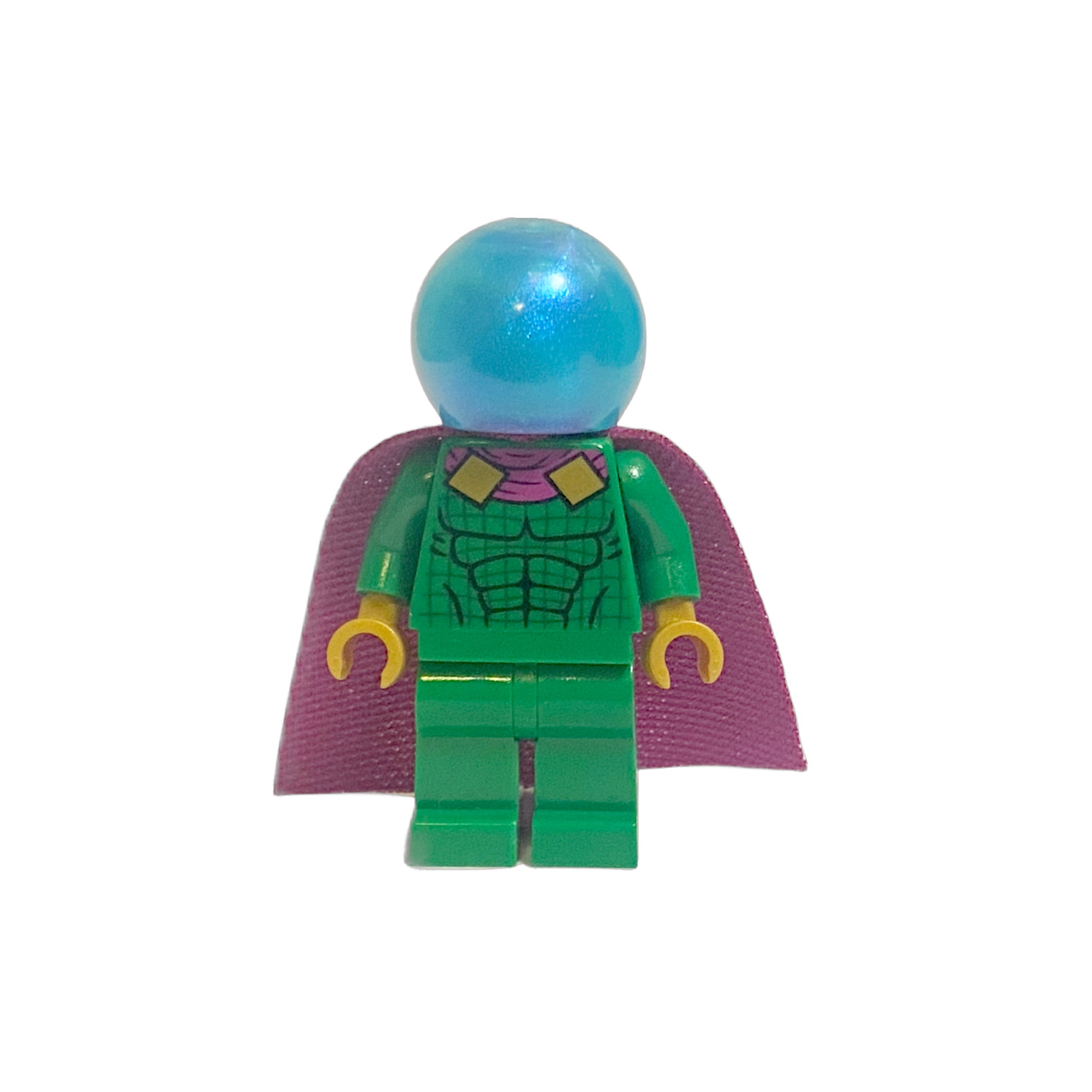 Minifigure: Mysterio - Blue Helmet, Double Hole Cape, sh709 | The ...