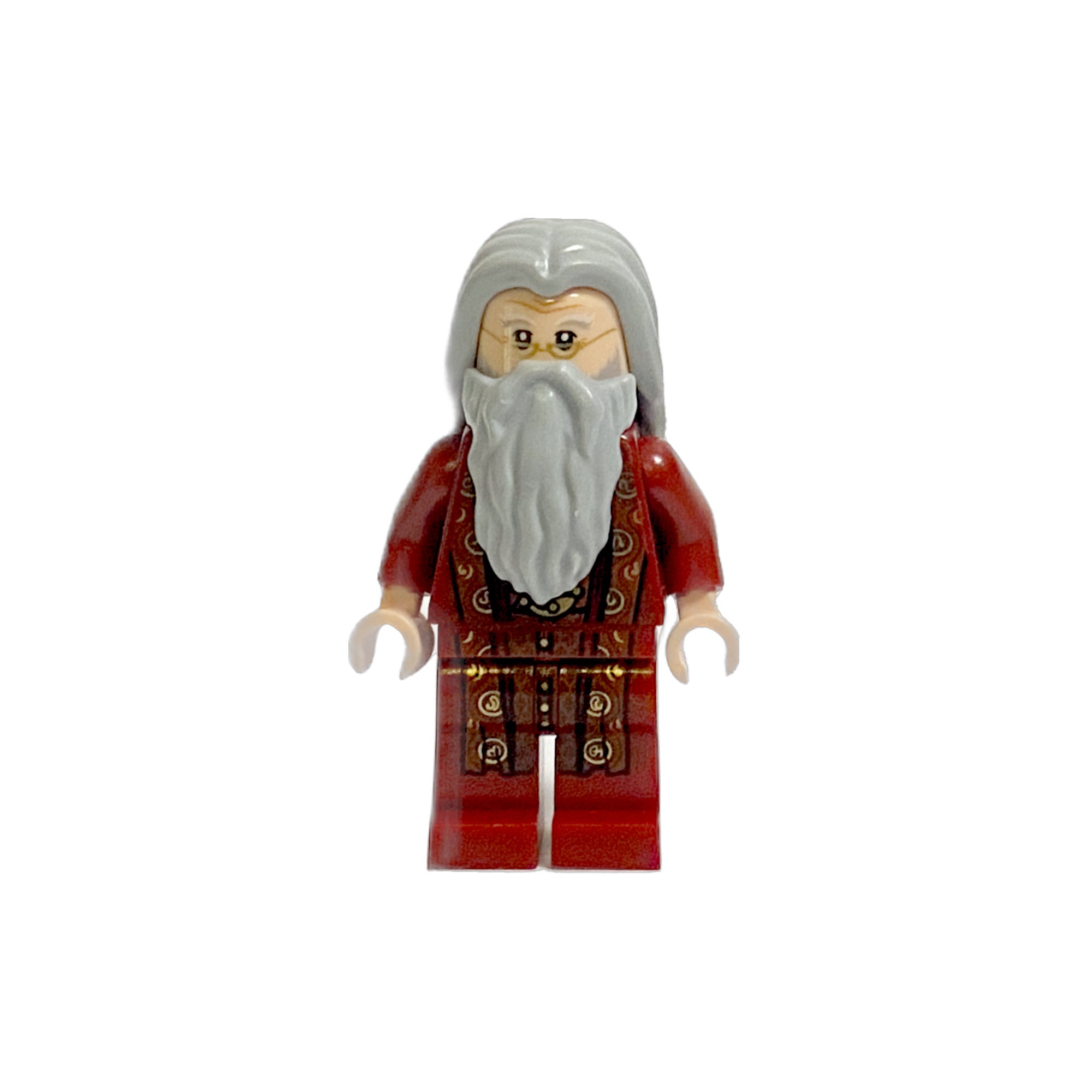 Minifigure: Albus Dumbledore (Dark Red Robe, Gray Hair), hp147 | The ...