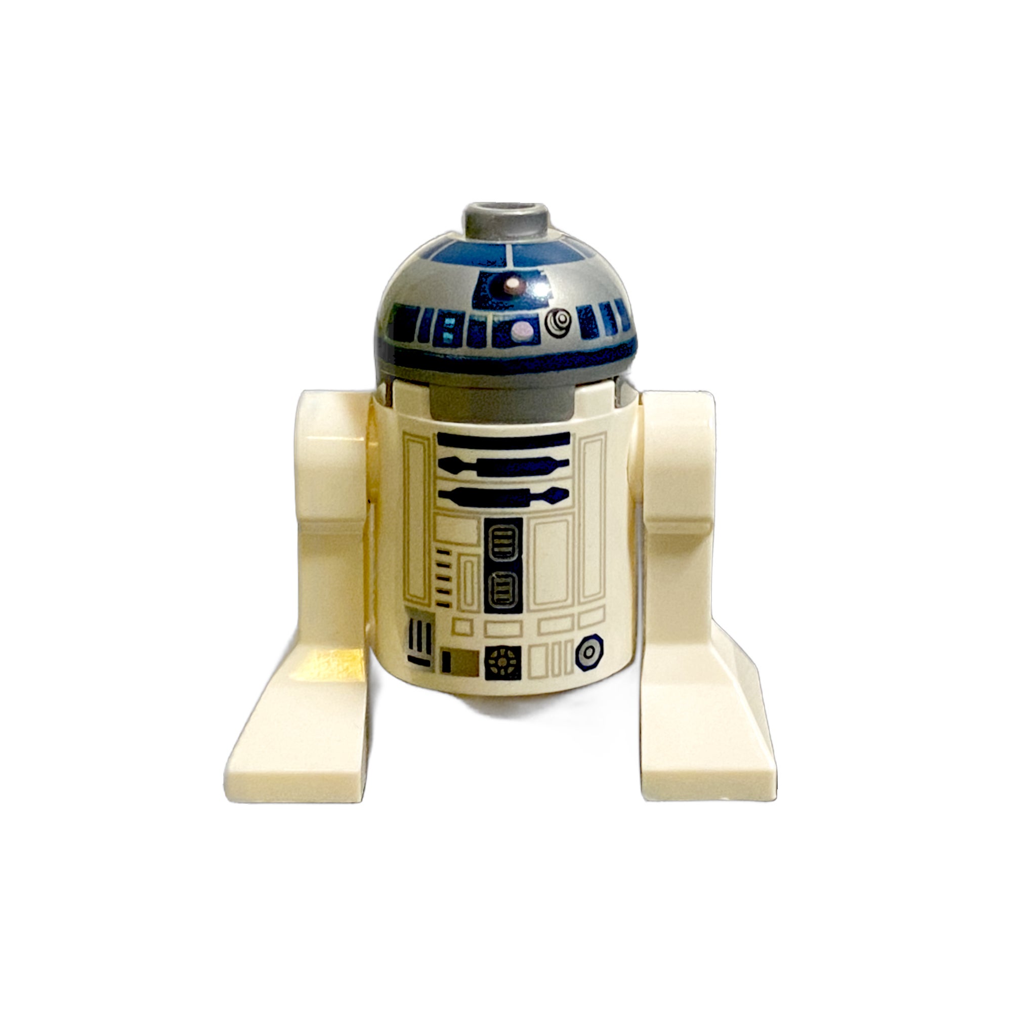 Minifigure: Astromech Droid, R2-D2 (Flat Silver Head, Lavender Dots ...